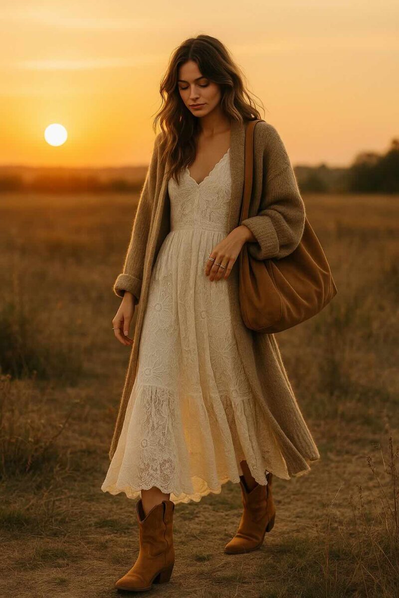 How to Style Lace from Summer Into Fall – Boho & Gothic Looks
